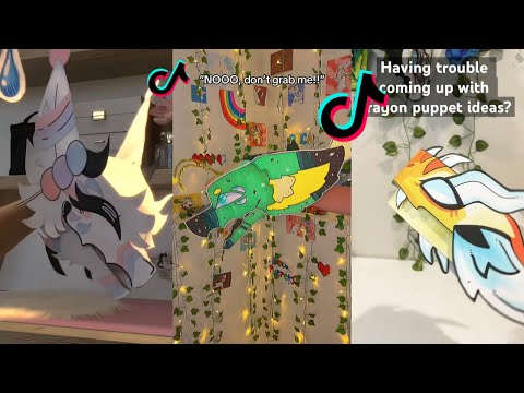 Dragon Puppet Crafts - Paper Dragon TikTok Compilation #507