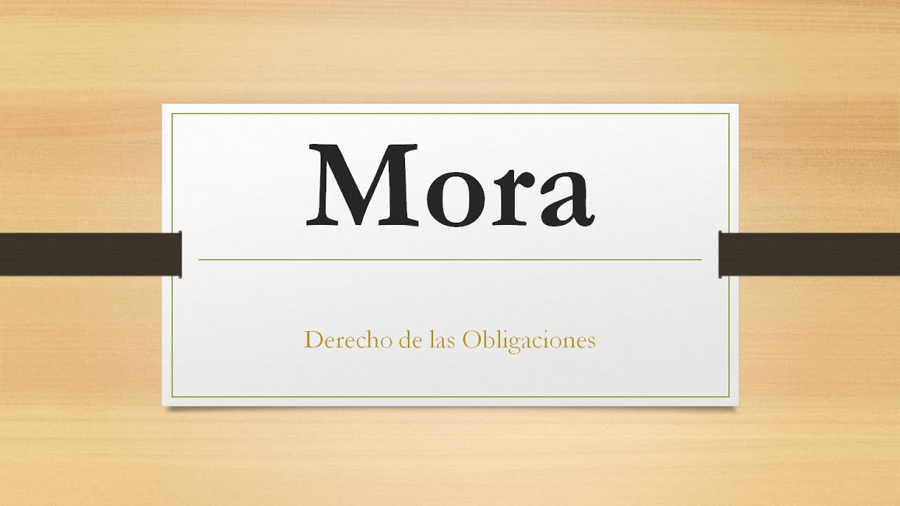 La Mora - YouTube
