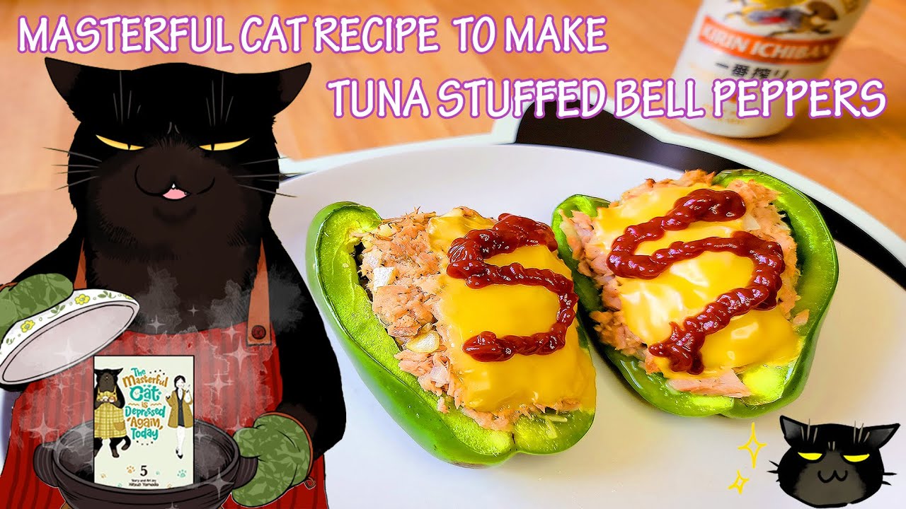 The Masterful Cat Is Depressed Again Today Recipe Tuna Stuffed Bell ...