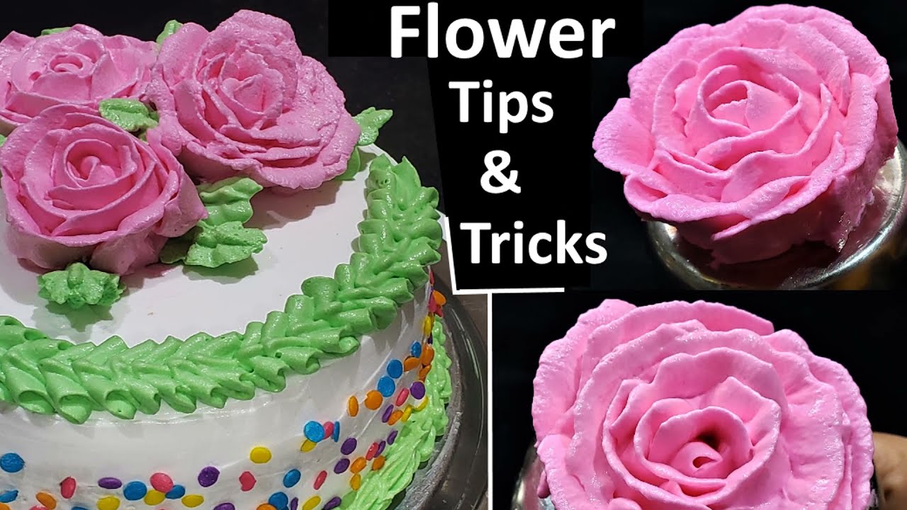 Whipped Cream flower tips and tricks #shorts - YouTube