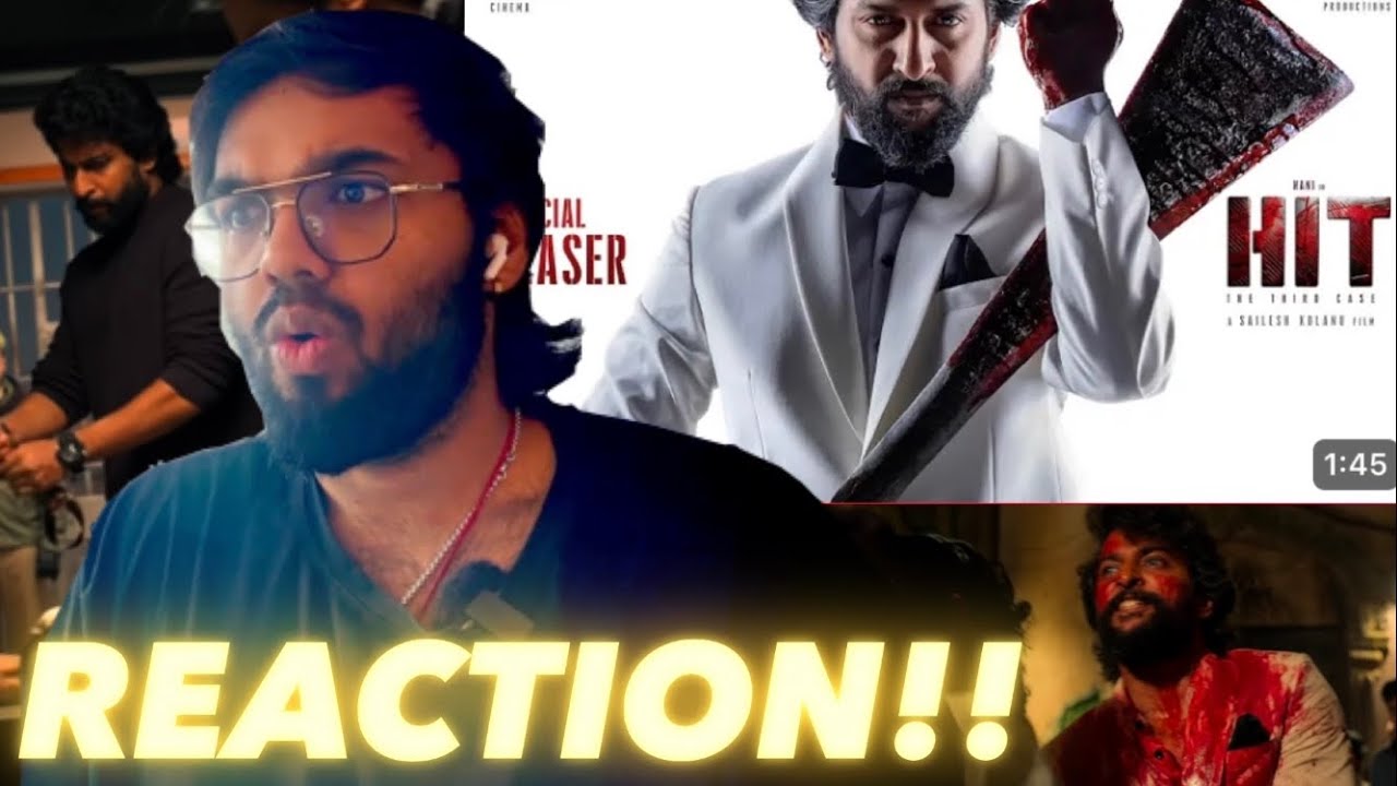 HIT 3 Teaser, BLOODY VIOLENT!! ( REACTION!! ) - YouTube