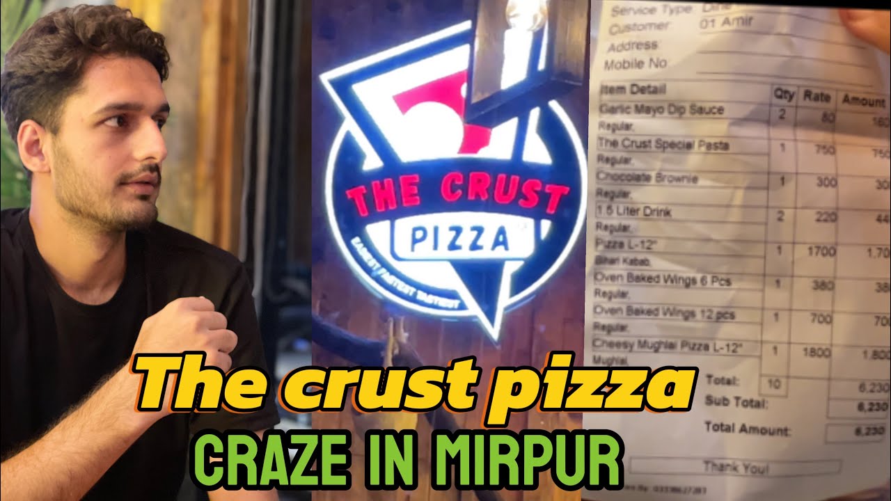 The Hyped Crust Pizza Craze in Mirpur azad Kashmir Pakistan - YouTube