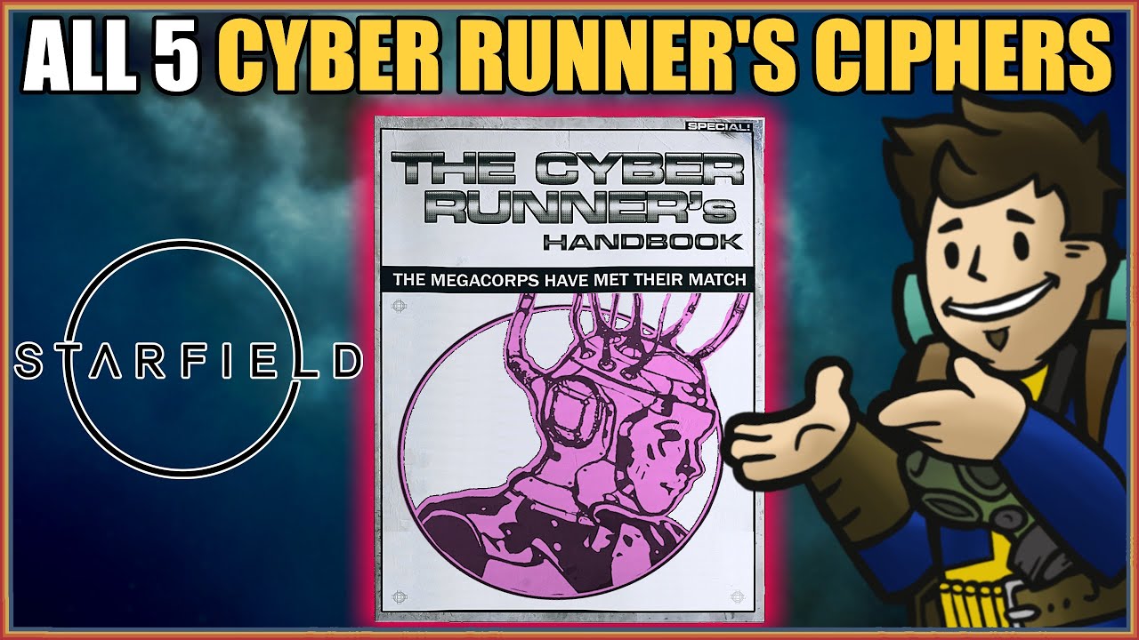 ALL 5 CYBER RUNNER'S CIPHER HANDBOOK (Book/Magazine) Locations ...