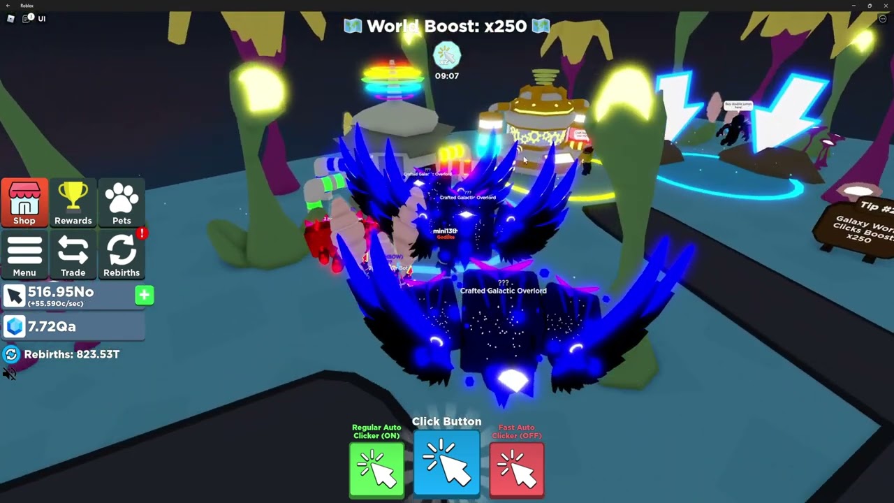 I made a RAINBOW Legendary 20M Clicker Bot - Clicker Simulator! [Roblox ...