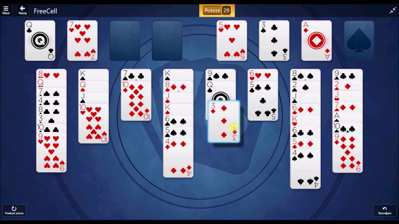 Microsoft Solitaire Collection - FreeCell June 12 2016 - YouTube