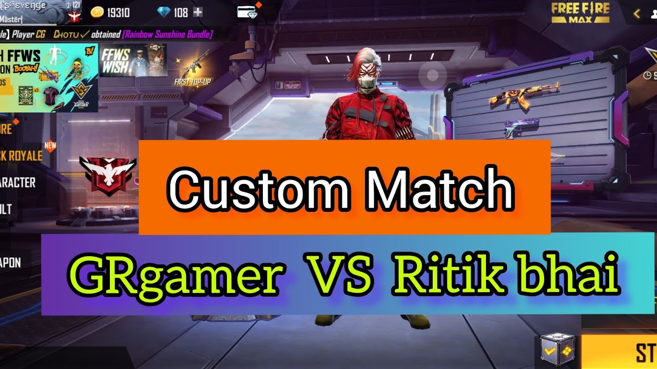 🇮🇳 Free Fire Custom match 1vs1 || Free Fire Custom Game #freefire # ...