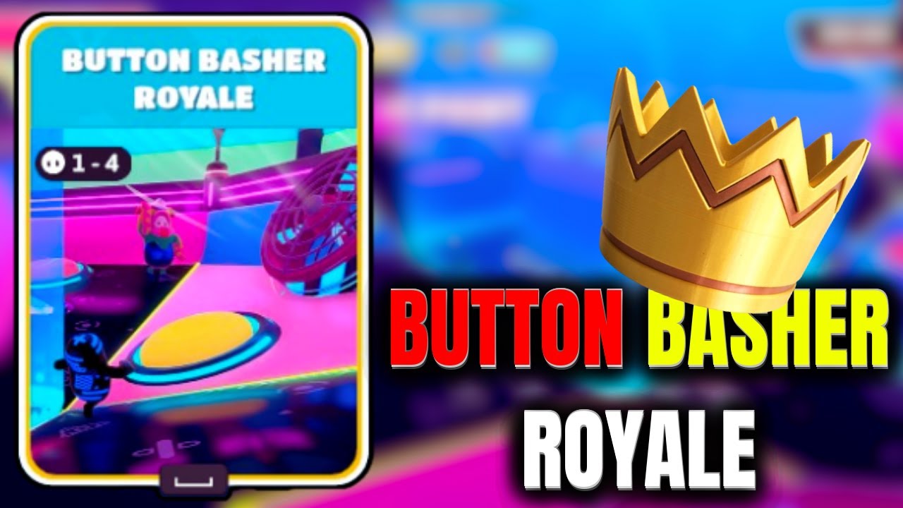 Button Basher Royale Map is Super fun In Fall guys - YouTube
