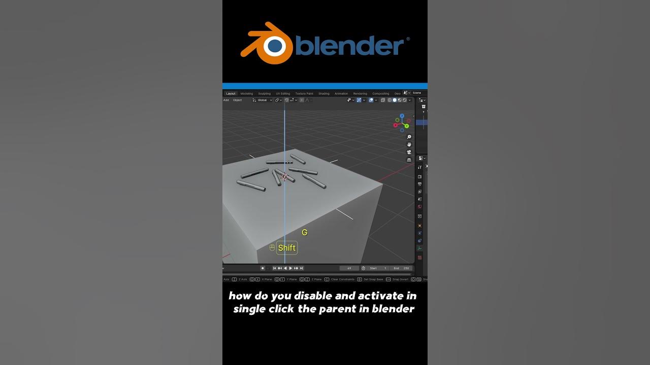 How do you unlink from parents in a blender? Disable the parent in Blender with a single click ...