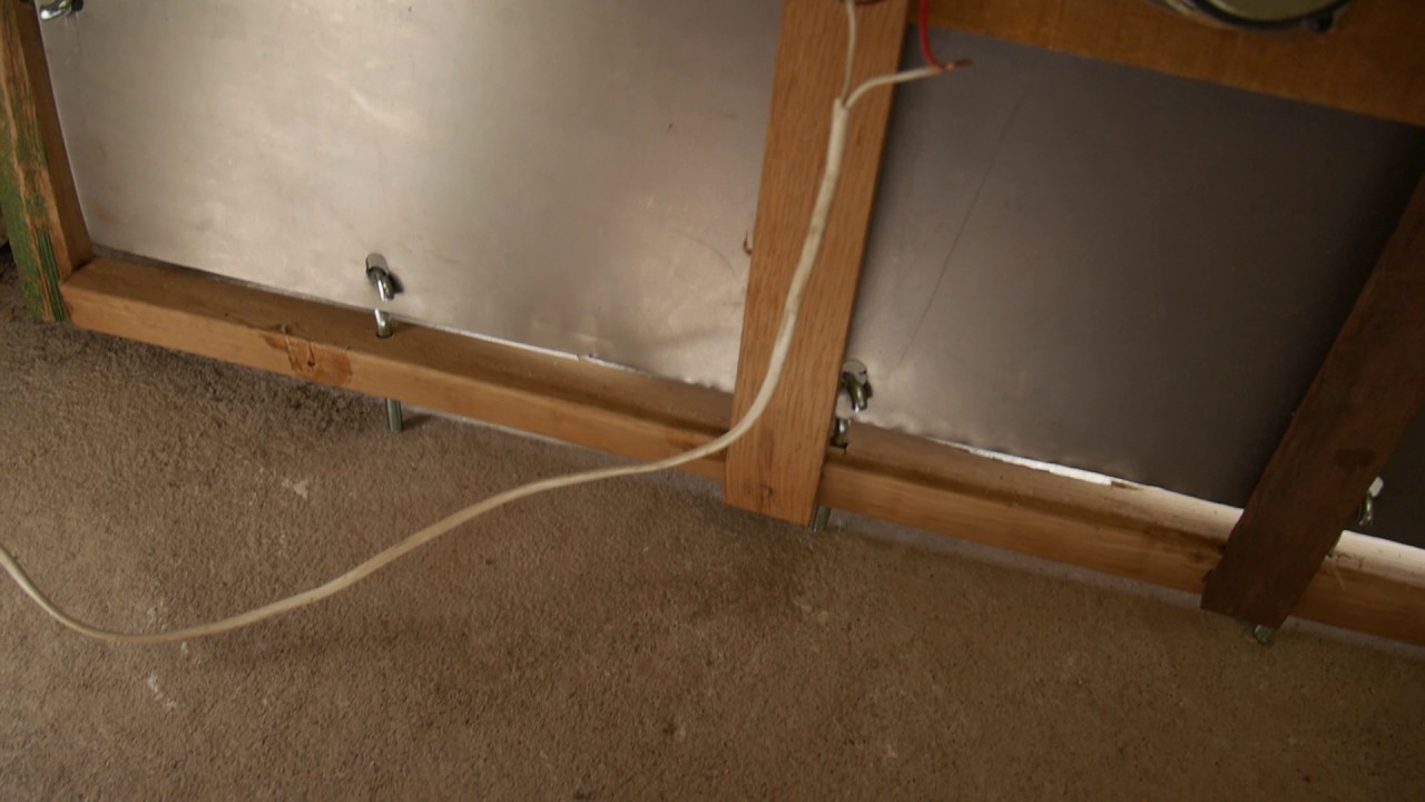 DIY plate reverb #1 try - YouTube