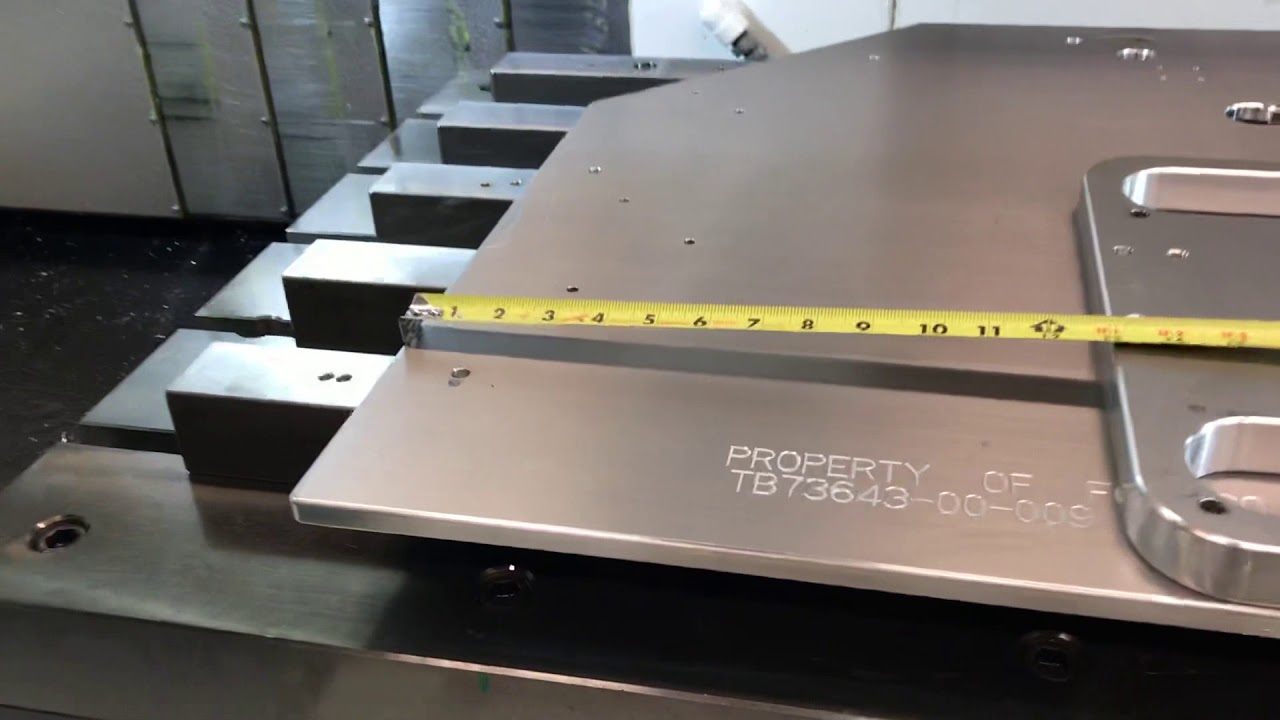 CNC Machined plates - YouTube