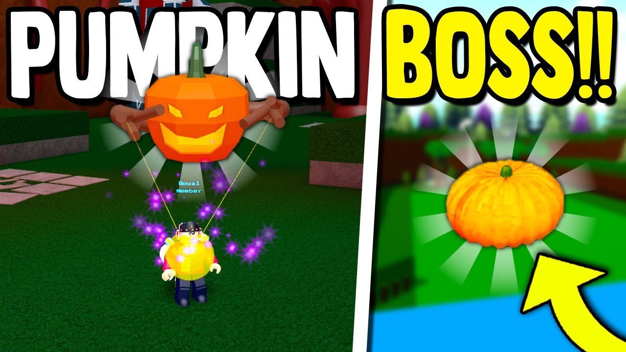 PUMPKIN BOSS!! (Rare items) | Build a Boat for Treasure ROBLOX - YouTube