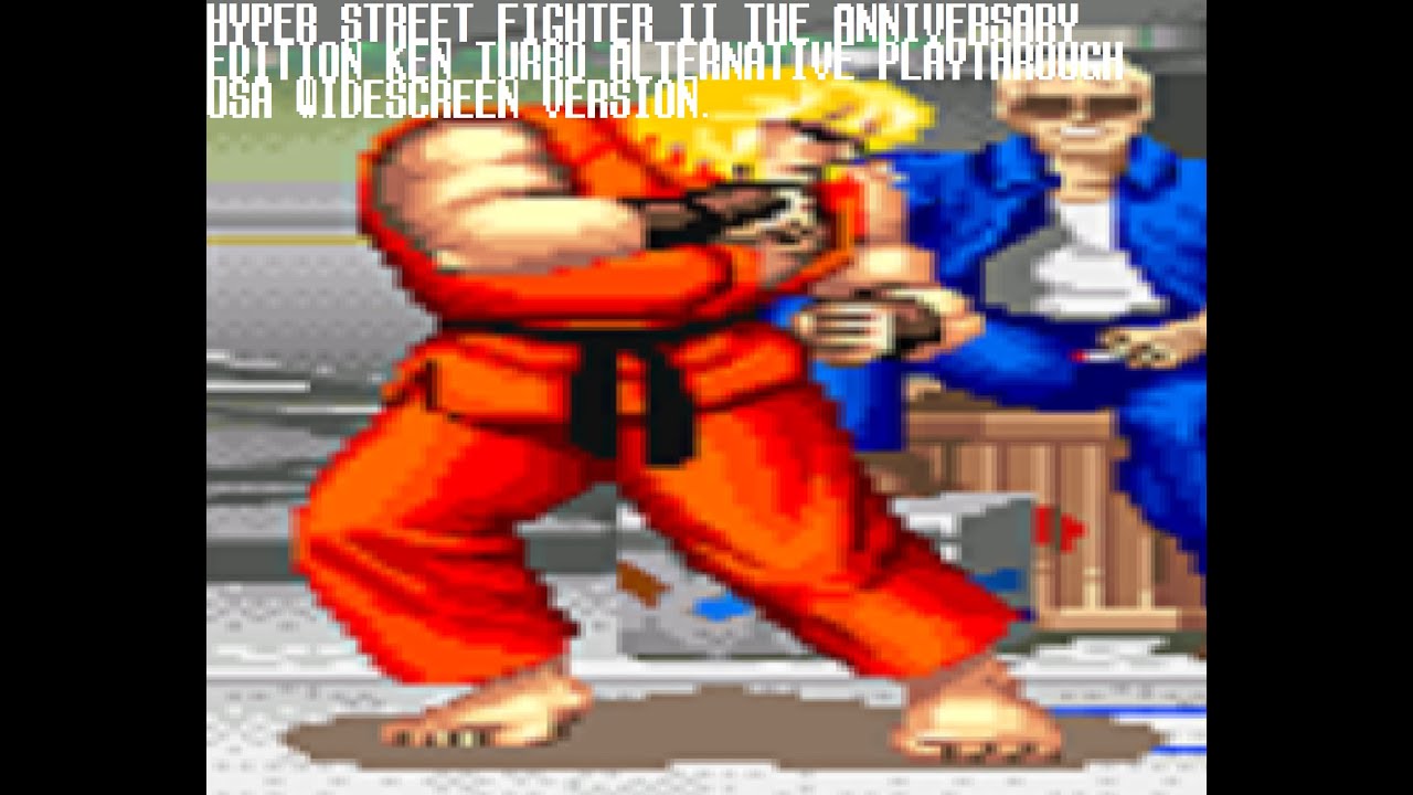 Hyper Street Fighter II The Anniversary Edition Ken (Turbo) Alternative ...