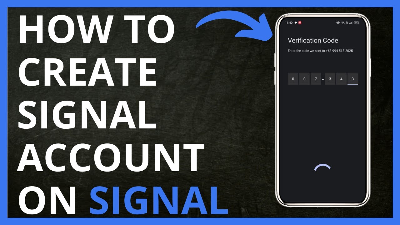How To Create Signal Account on Signal in 2024 - YouTube