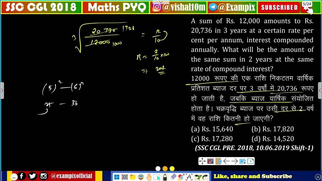 A sum of Rs. 12,000 amounts to Rs. 20,736 in 3 years at a certain rate percent per annum ...