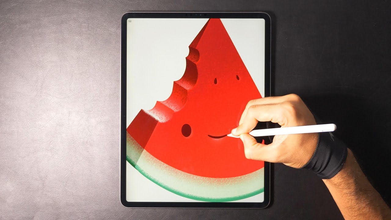 Watermelon 🍉 Digital Illustration - YouTube