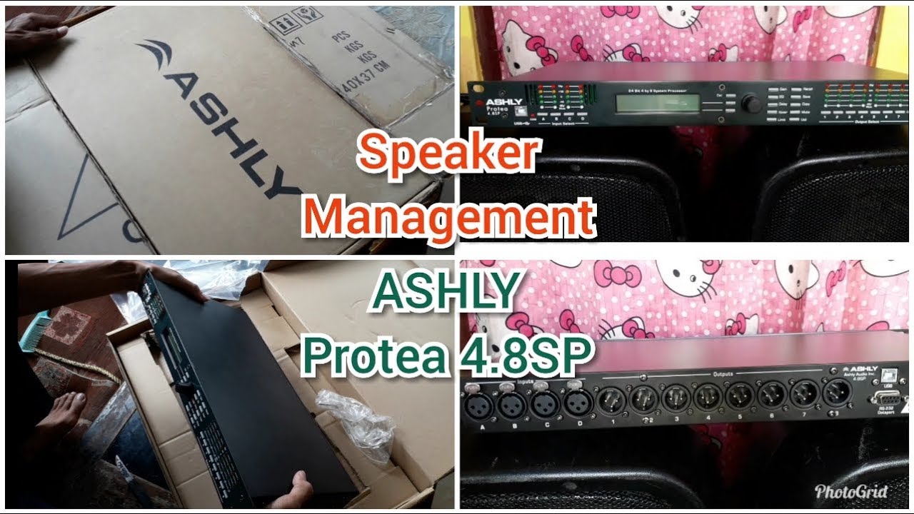 Speaker management ashly - YouTube