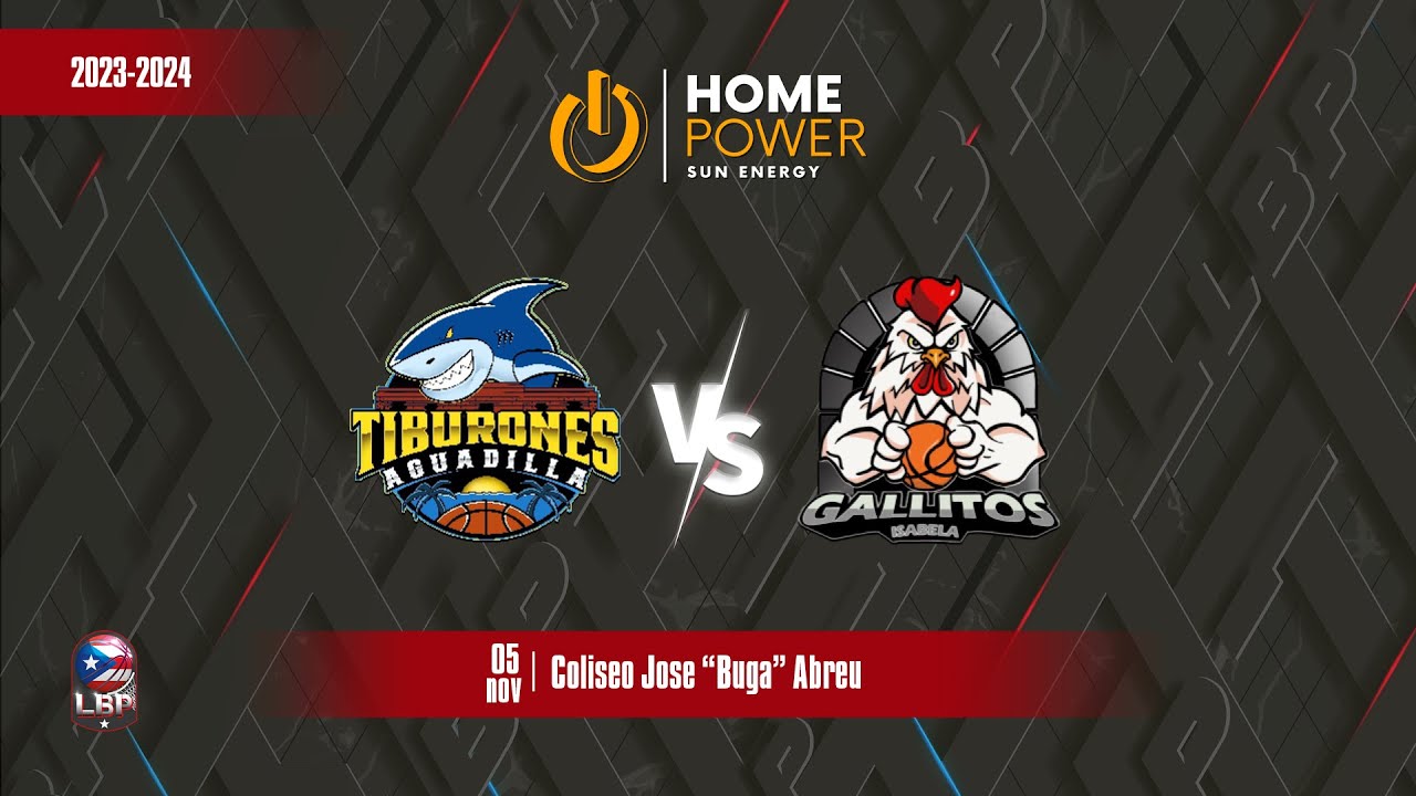Home Power presenta: Tiburones de Aguadilla vs Gallitos de Isabela - 5 ...