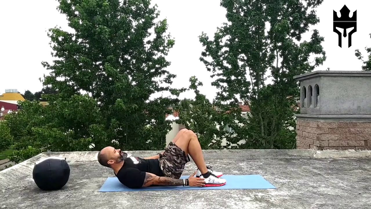 Heel touch abs / crunches tocando talones - YouTube