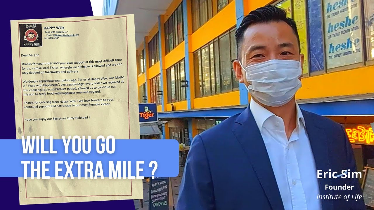 Would you go the extra mile? Featuring Eric Sim - YouTube