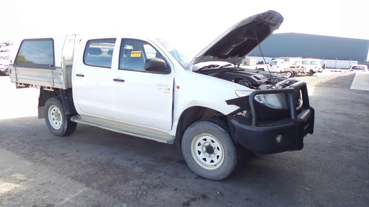 2012 TOYOTA HILUX KUN26R 3.0lt TD 1KD MANUAL D/CAB 4WD 9517 - YouTube