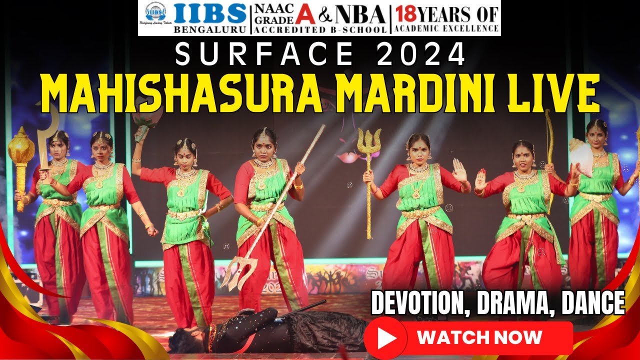 Devotion, Drama, Dance – Surface 2024, Mahishasura Mardini Live - YouTube