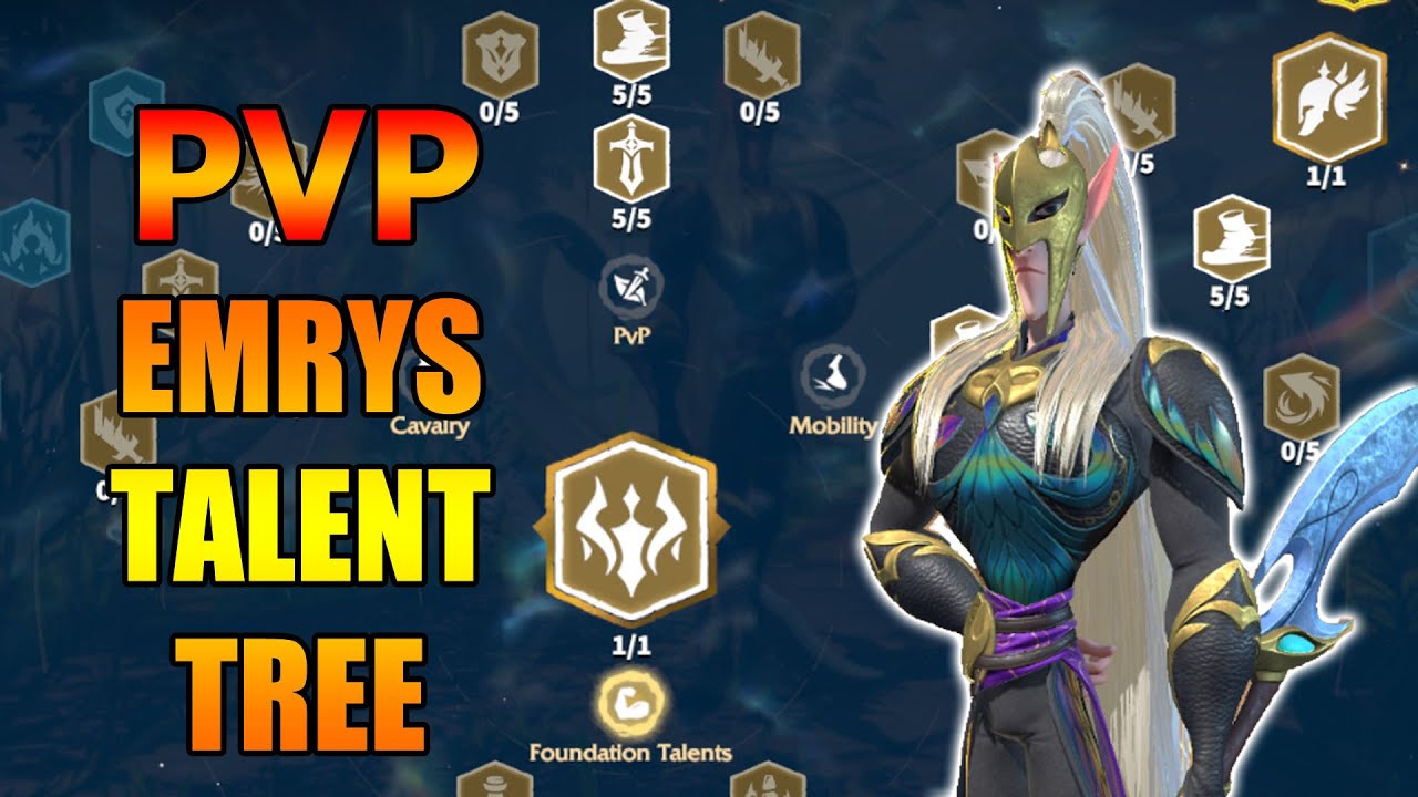 Emrys Talent Tree PvP Call Of Dragons - YouTube