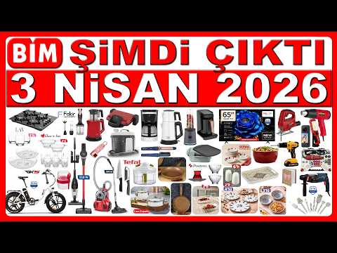 BİM 3 NİSAN 2026 | ELEKTRİKLİ EV ALETLERİ | BİM ANNE BEBEK ÜRÜNLERİ | BİM ÇEYİZLİK AKTÜEL KATALOĞU