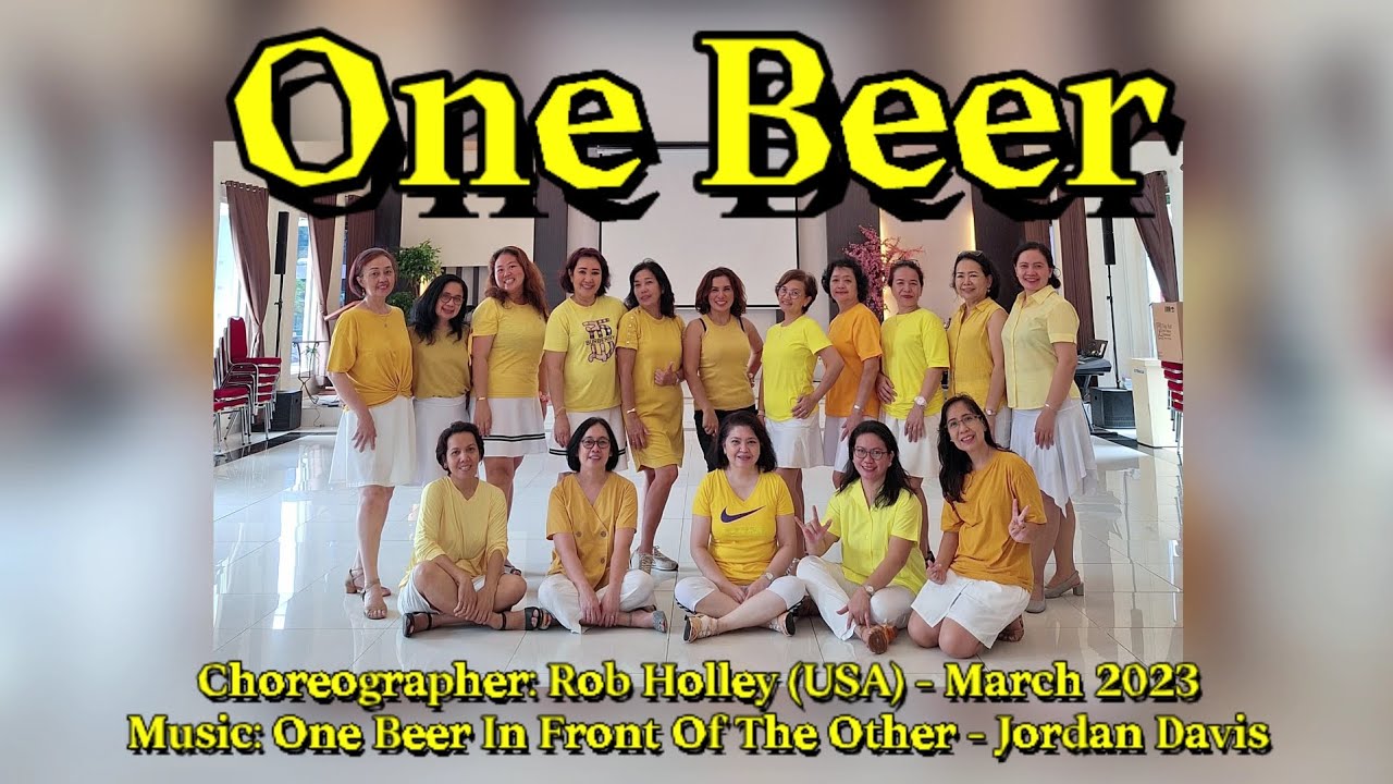 ONE BEER - line dance ( Rob Holley (USA)) - YouTube