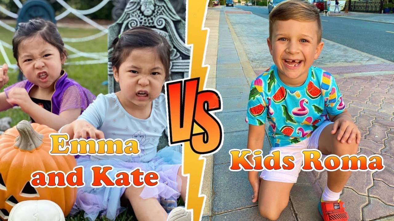 Kids Roma Show Vs Emma and Kate (Kaji Family) Stunning Transformation ⭐ ...
