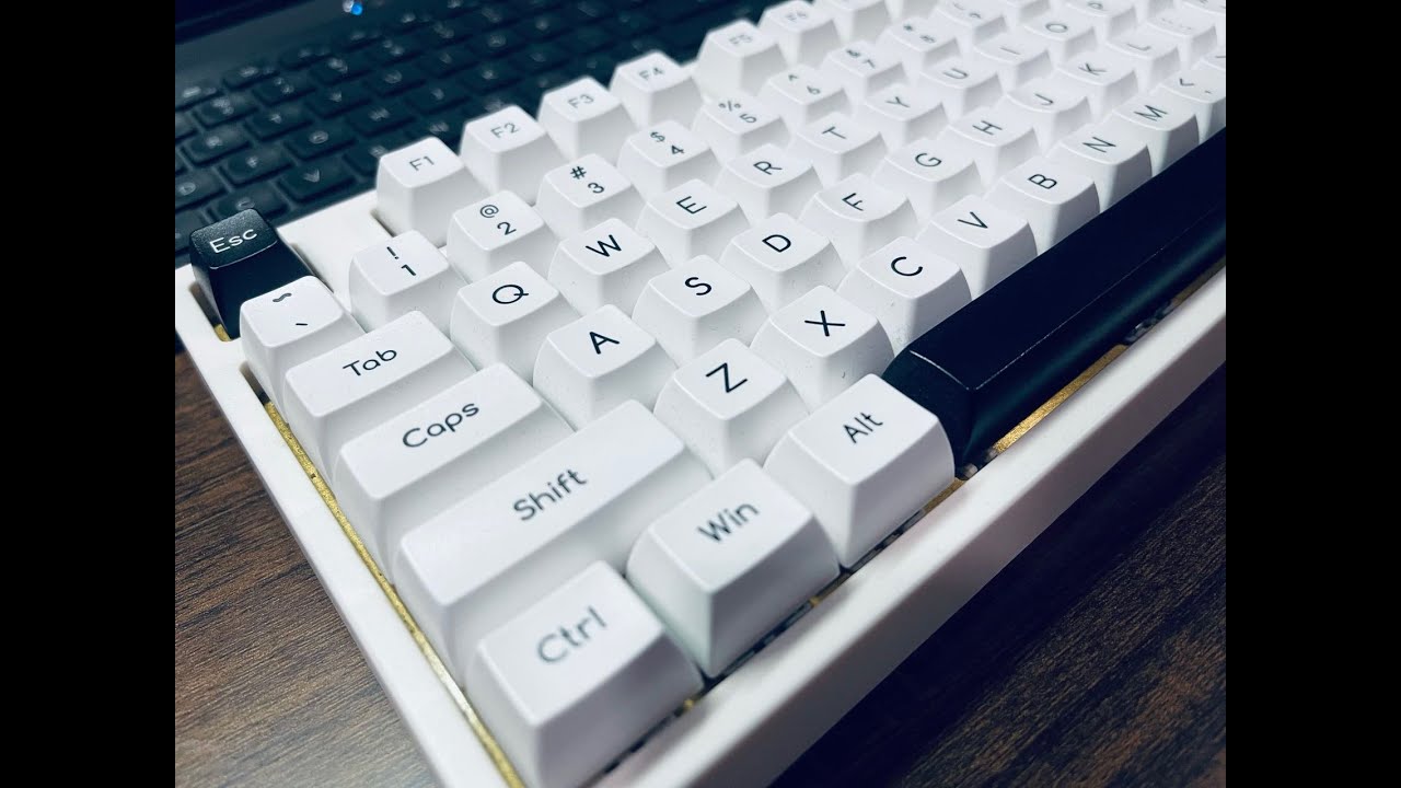 Keydous NJ80 Brass Plate Fully Modded | Gateron Yellow Pro - YouTube