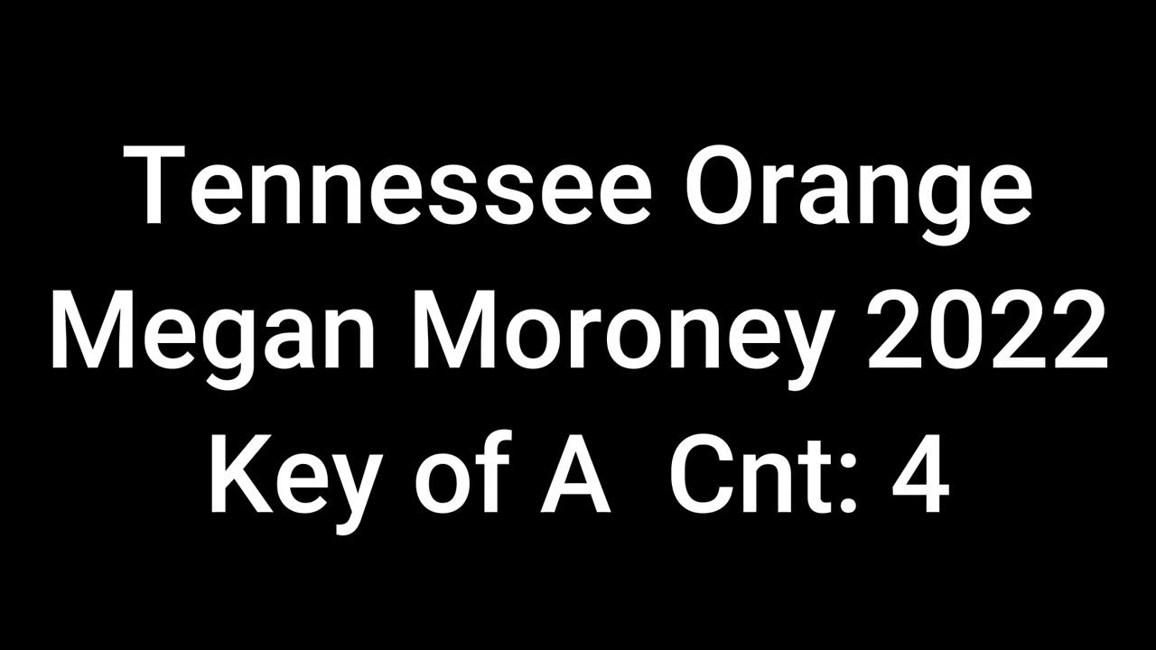 Megan Moroney Tennessee Orange - YouTube