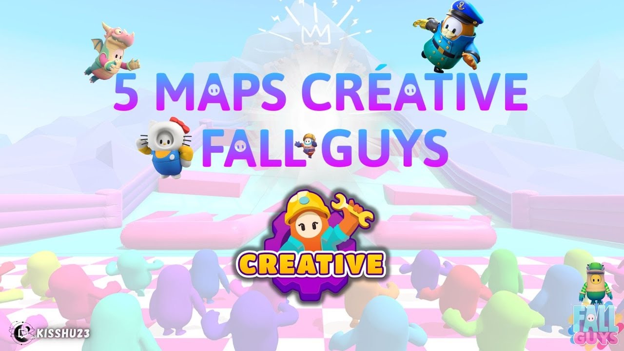 5 MAPS CRÉATIVE FALL GUYS - YouTube