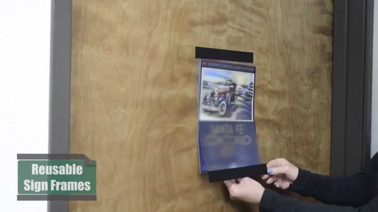 Reusable Sign Frames - YouTube