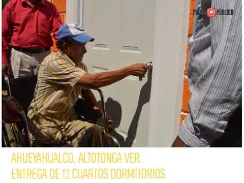 entrega Ernesto Ruiz Flandes 12 cuartos dormitorios a Ahueyahualco ...