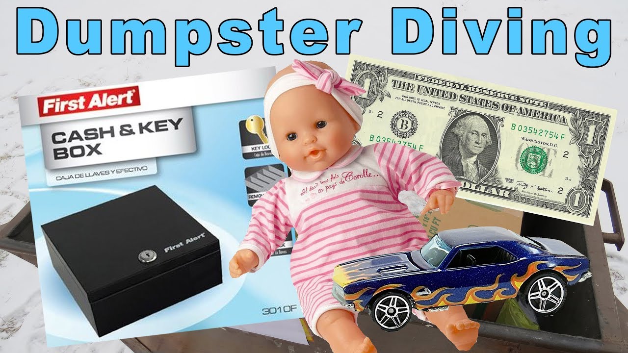 Found Cash Money Dumpster Diving at Thrift Store #91 - YouTube