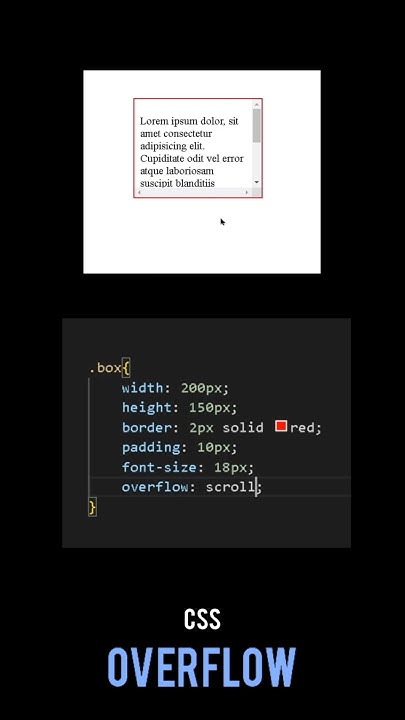 Css Overflow Property Shorts Css Cssproperties Shorts Youtube 5117