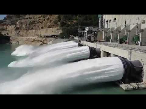 T 4 POWER PROJECT TARBELA DAM. #SPILLWAYS    #TUNNELS    #POWER HOUSE