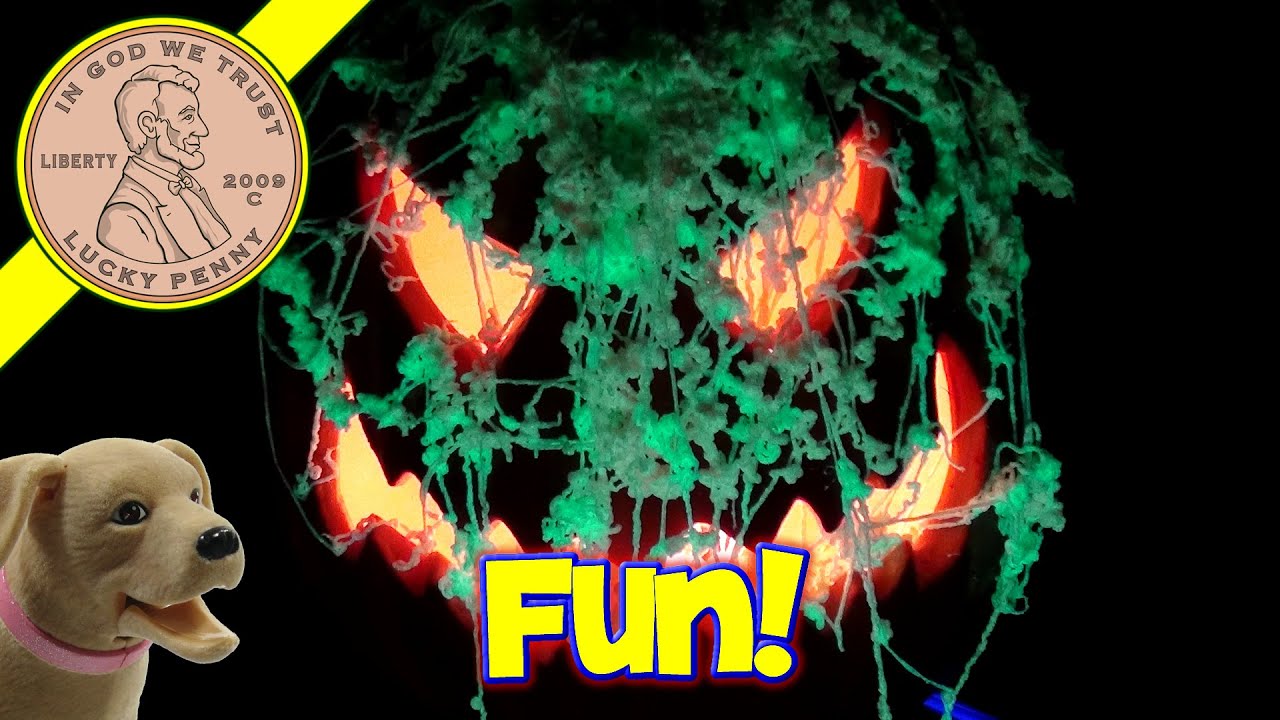 Fun String Glow In The Dark, Halloween Jack-O-Lantern! - YouTube
