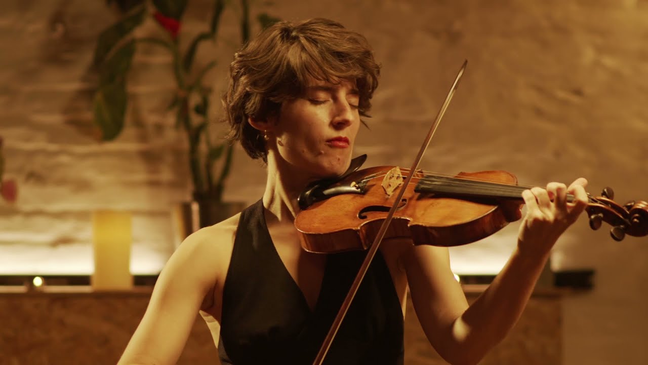 Anna Göckel - Bach Violin Sonata 1 in G minor BWV1001 I.Adagio live at ...
