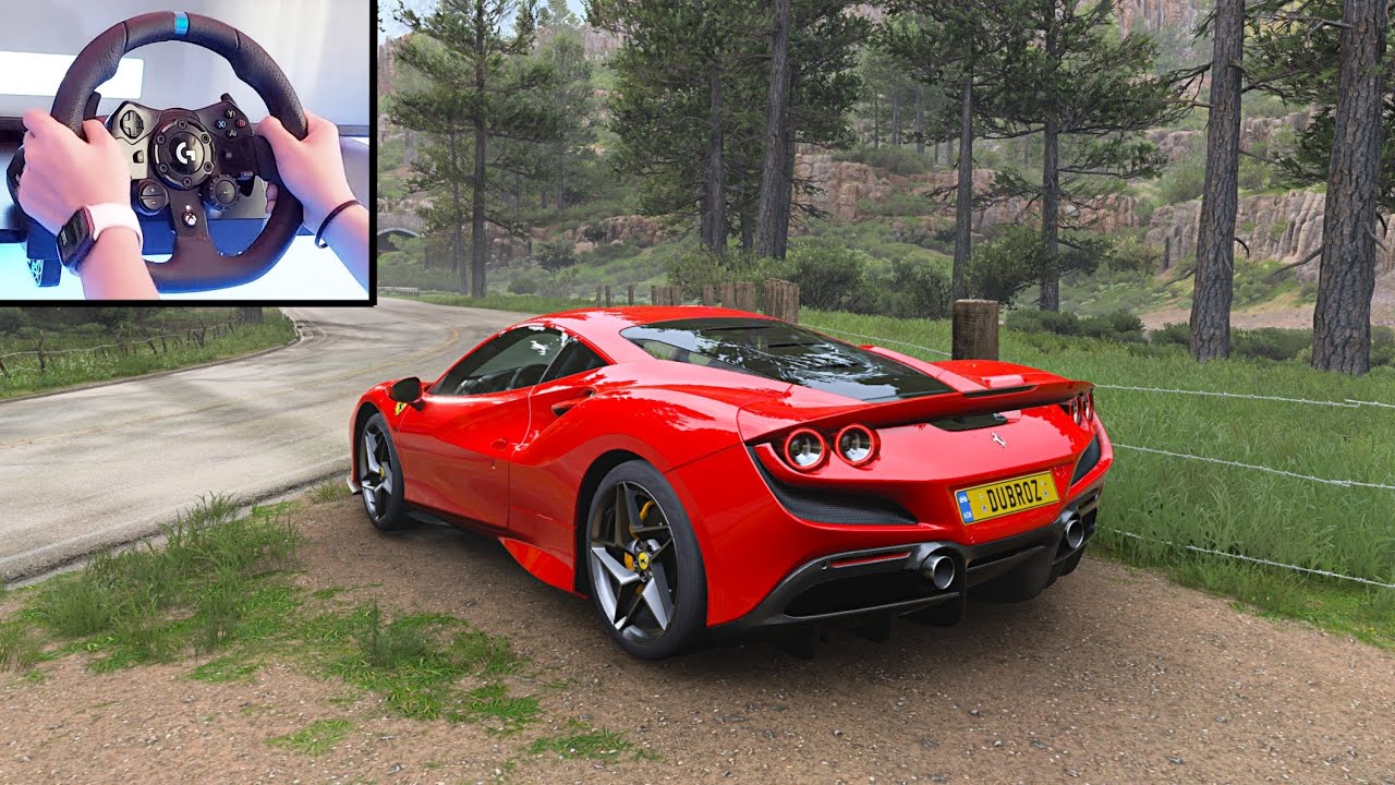 Ferrari F8 Tributo - Forza Horizon 5 | Steering Wheel Gameplay ...