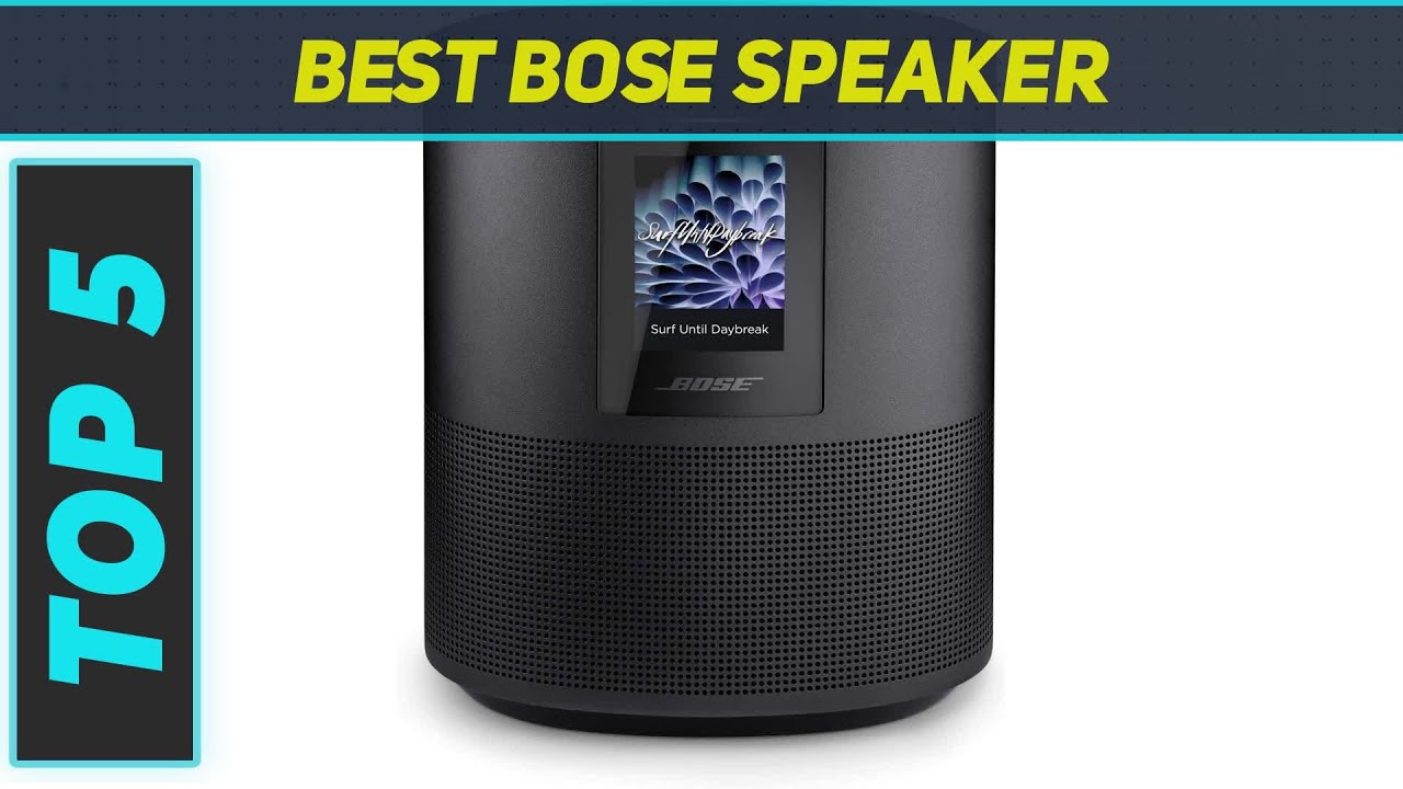 Top 5 Best Bose Speaker 2024 - YouTube