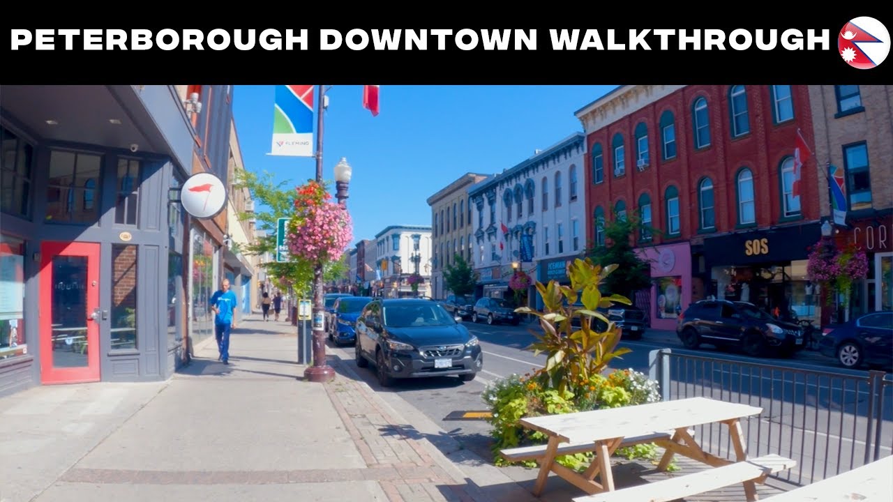 Peterborough Downtown Walkthrough || Canada's City Tour || - YouTube