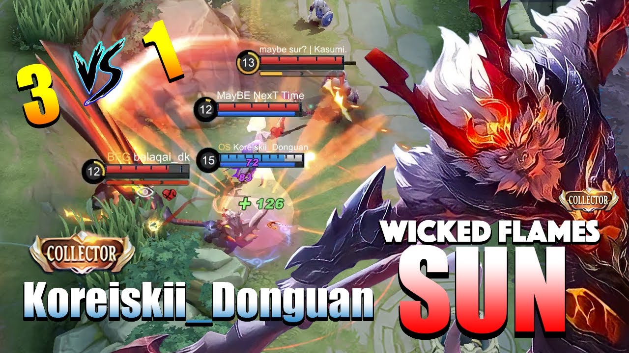 Sun New Collector Skin Gameplay | Wicked Flames Sun | Top Global Sun ...