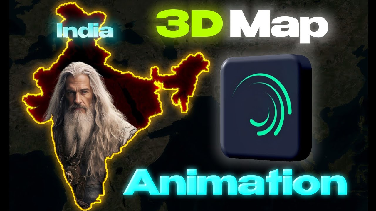 3D viral Map Animation in Mobile - YouTube