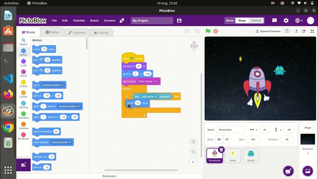 Space Battle Game part1 - YouTube