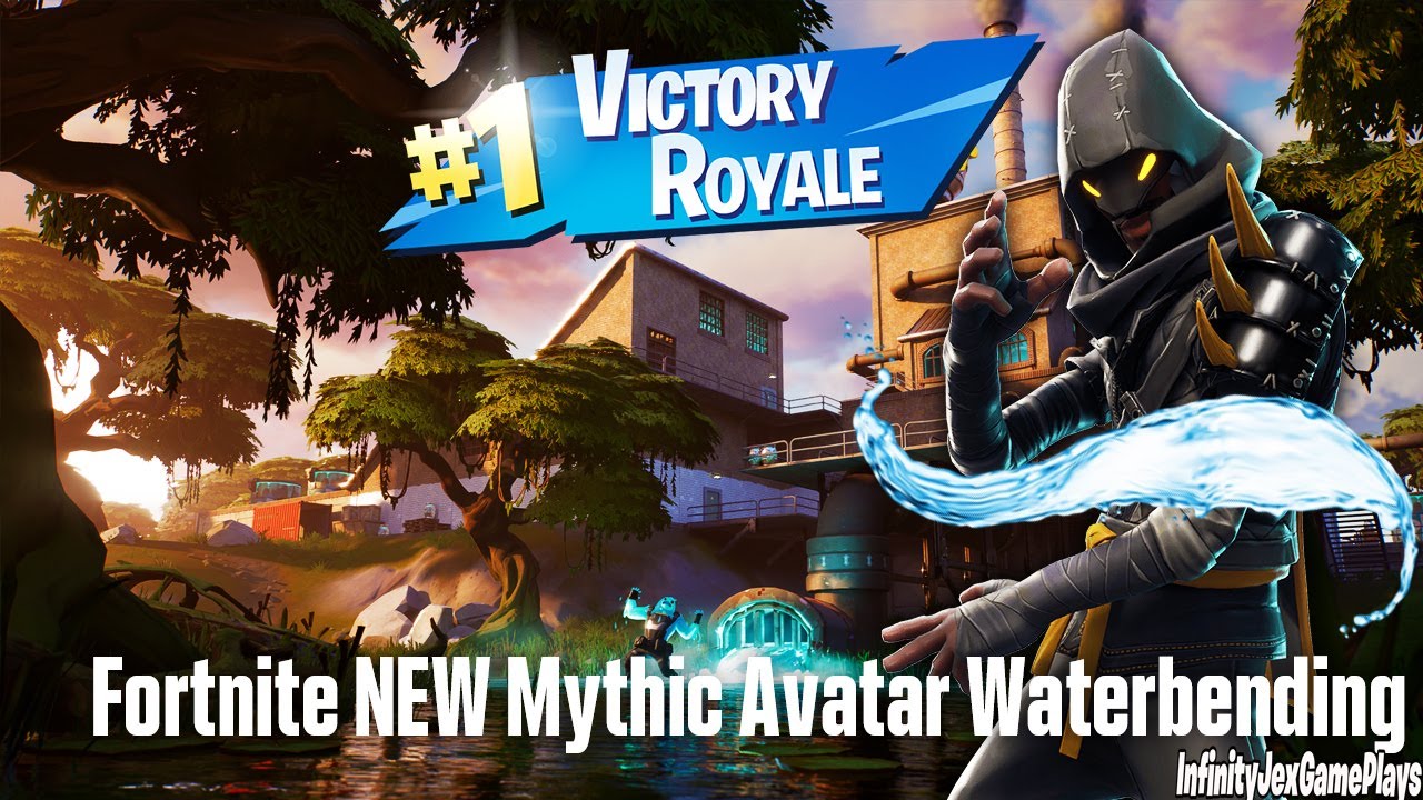 Fortnite NEW Mythic Avatar Waterbending 2K Gameplay - YouTube