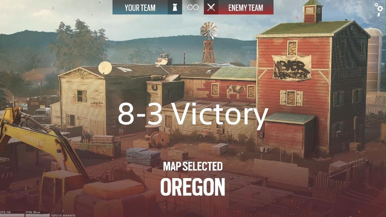 R6 Oregon Ranked 8-3 Victory - YouTube