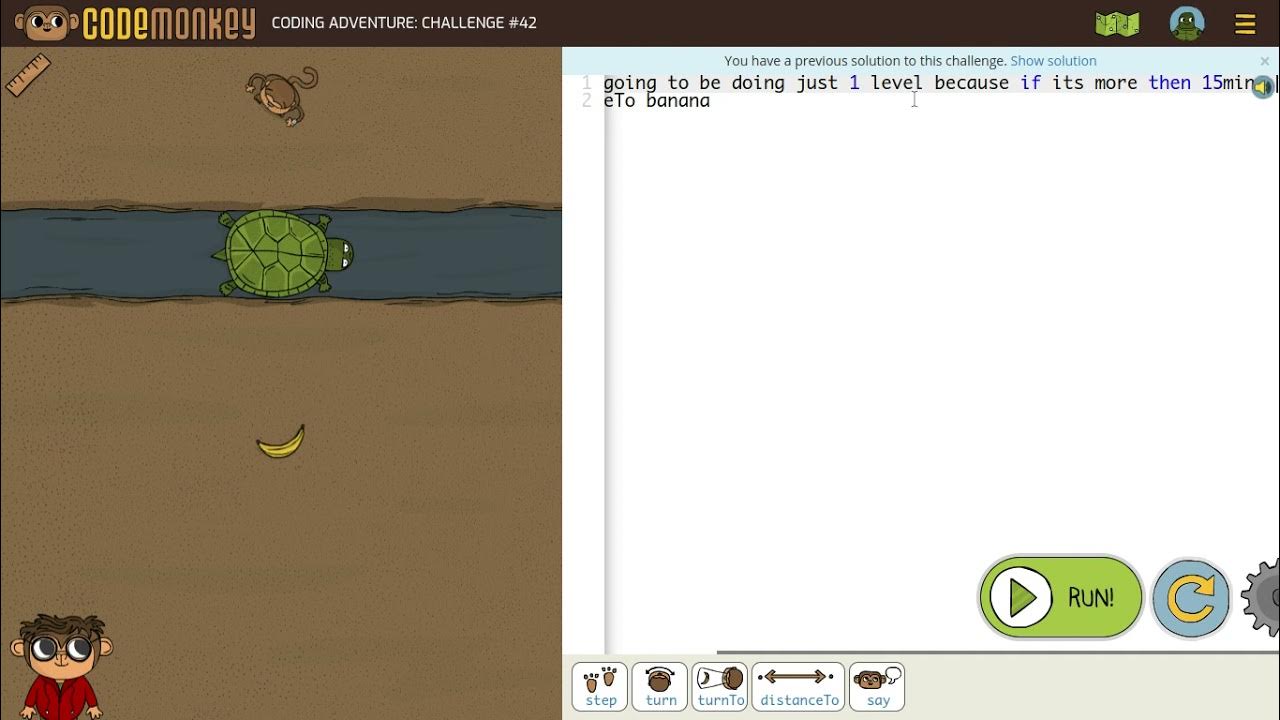 code monkey level 42 - YouTube