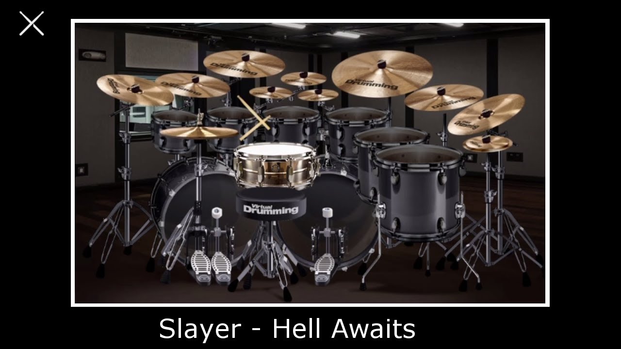 Slayer - Hell Awaits (Virtual Drumming Cover) - YouTube