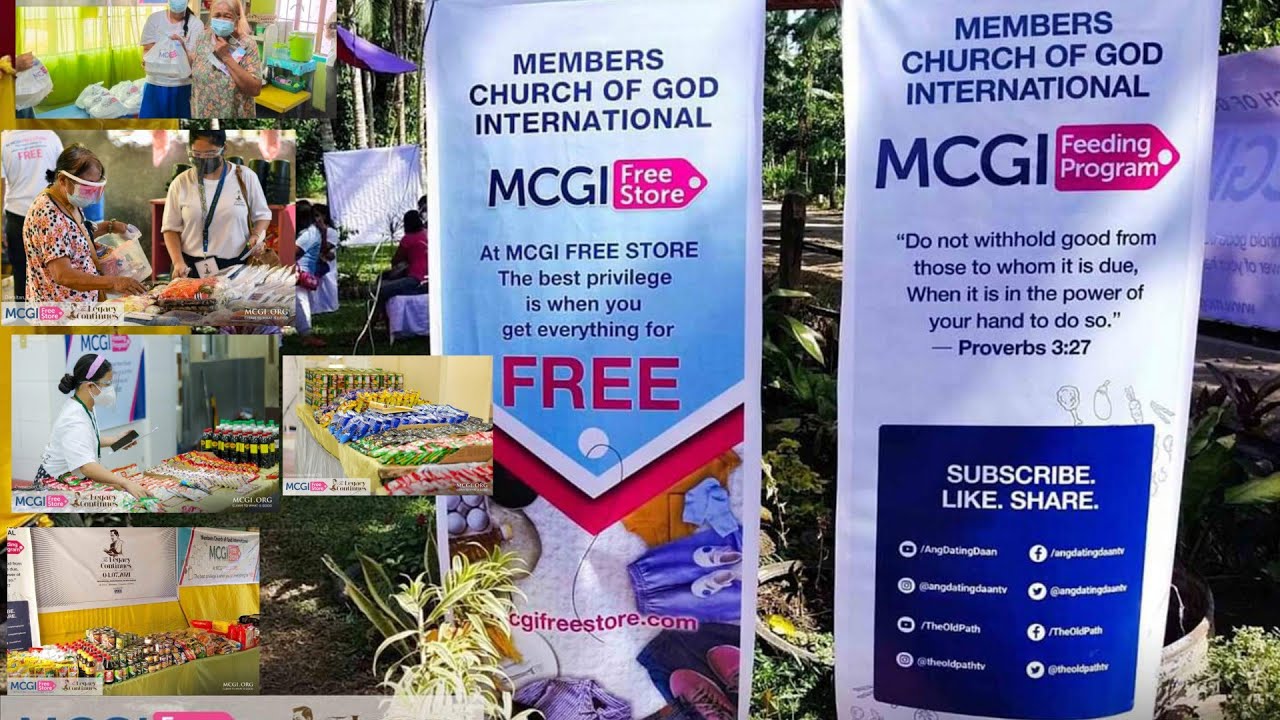 MCGI FREE STORE & MCGI FEEDING PROGRAM - YouTube